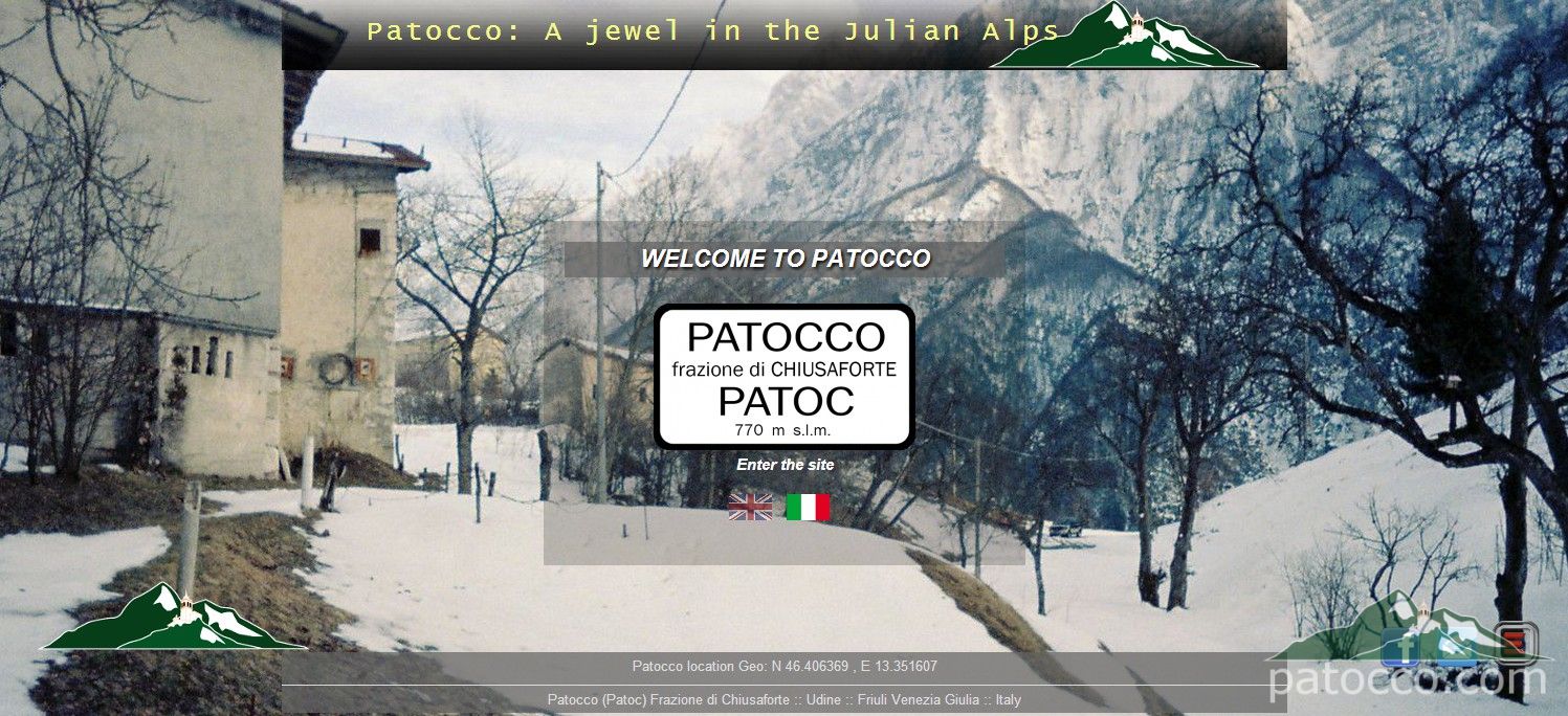 New website design for patocco.com